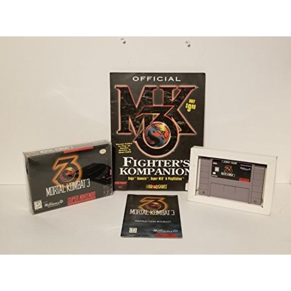 MORTAL KOMBAT 3 SNES 海外版(国内本体動作不可): 商品のタイトル【中古品】(中古品)＝使用済み中古品です。画像の商品はサンプル画像です。実際に届く商品と異なりますのでご了承下さいませ。※中古品のため、商品のコンディショ...