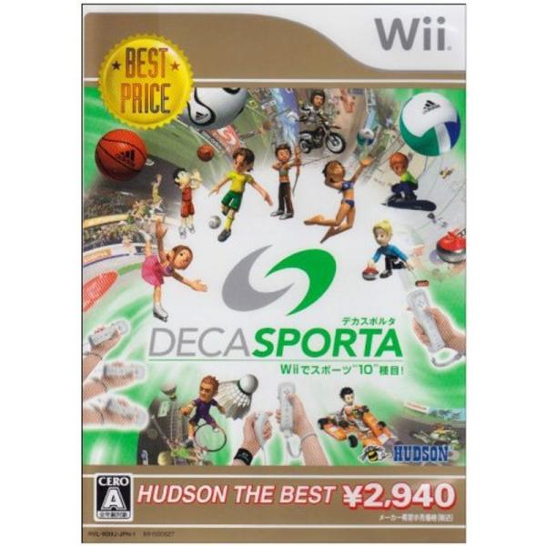 DECA SPORTA (デカスポルタ) Wiiでスポーツ"10"種目 ハドソン・ザ・ベスト: 商品のタイトル【中古品】(中古品)＝使用済み中古品です。画像の商品はサンプル画像です。実際に届く商品と異なりますのでご了承下さいませ。※中古品の...