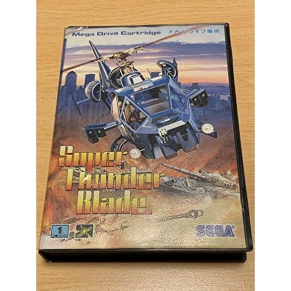 スーパーサンダーブレード MD メガドライブ: 商品のタイトル【中古品】(中古品)＝使用済み中古品です。画像の商品はサンプル画像です。実際に届く商品と異なりますのでご了承下さいませ。※中古品のため、商品のコンディション、ケース、説明書等の付...