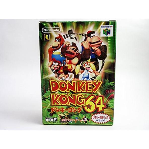 ドンキーコング64: 商品のタイトル【中古品】(中古品)＝使用済み中古品です。画像の商品はサンプル画像です。実際に届く商品と異なりますのでご了承下さいませ。※中古品のため、商品のコンディション、ケース、説明書等の付属品の有無については入荷の...
