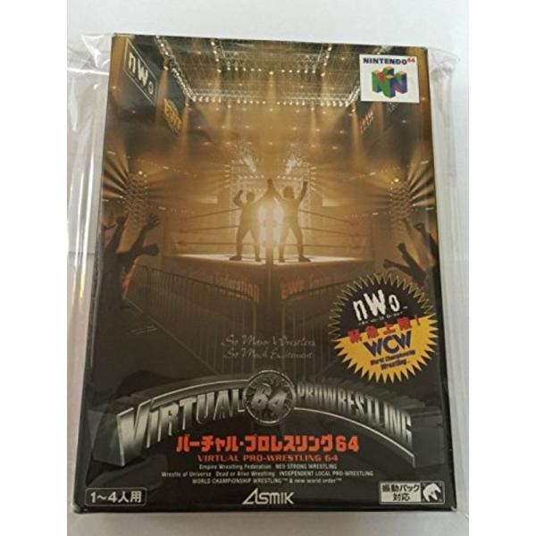 バーチャルプロレスリング64: 商品のタイトル【中古品】(中古品)＝使用済み中古品です。画像の商品はサンプル画像です。実際に届く商品と異なりますのでご了承下さいませ。※中古品のため、商品のコンディション、ケース、説明書等の付属品の有無につい...