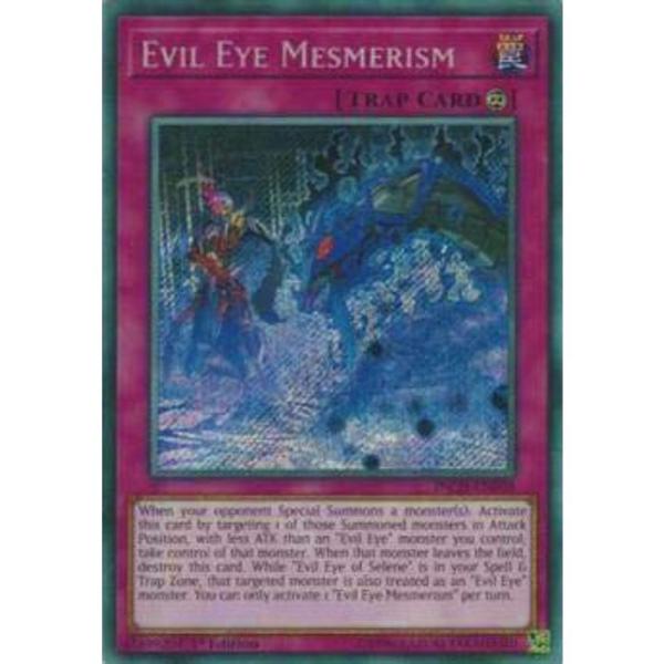 遊戯王 INCH-EN038 死配の呪眼 Evil Eye Mesmerism (英語版 1st Edition シークレットレア)The : 商品のタイトル【中古品】(中古品)＝使用済み中古品です。画像の商品はサンプル画像です。実際に届く...