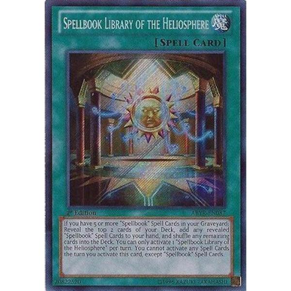 M02 788 遊戯王 英語版 ABYR-EN087 Spellbook Library of the Heliosphere 日本未発売 : 商品のタイトル【中古品】(中古品)＝使用済み中古品です。画像の商品はサンプル画像です。実際に届く...