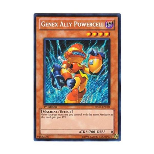 遊戯王 英語版 HA04-EN002 Genex Ally Powercell A・ジェネクス・パワーコール (シークレットレア) 1st : 商品のタイトル【中古品】(中古品)＝使用済み中古品です。画像の商品はサンプル画像です。実際に届く...