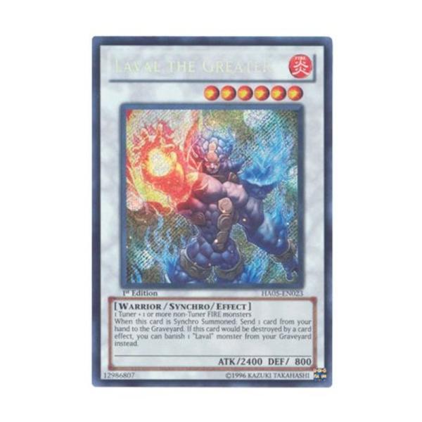 3枚セット遊戯王 英語版 HA05-EN023 Laval the Greater ラヴァル・グレイター 1st Edition (シークレ: 商品のタイトル【中古品】(中古品)＝使用済み中古品です。画像の商品はサンプル画像です。実際に届く...
