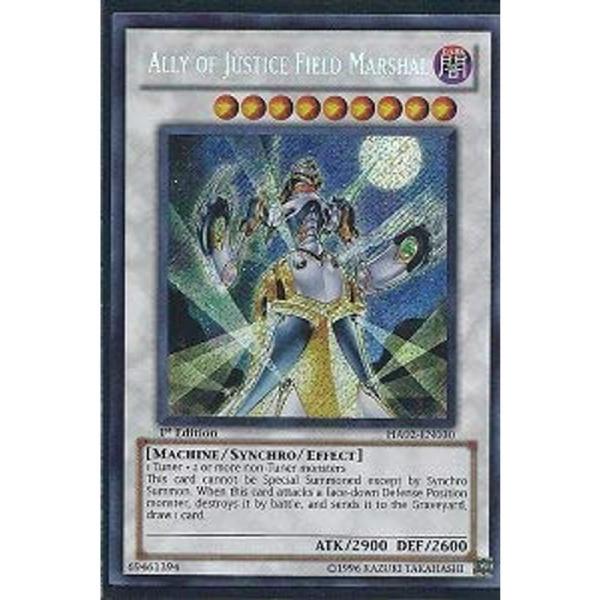 M03 HA-879 遊戯王 英語版 HA02-EN030 Ally of Justice Field Marshal Ａ・Ｏ・Ｊ フィール: 商品のタイトル【中古品】(中古品)＝使用済み中古品です。画像の商品はサンプル画像です。実際に届く...