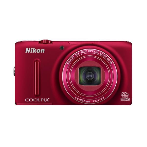 Nikon デジタルカメラ COOLPIX S9500 光学22倍ズーム Wi-Fi対応 ヴェルヴェットレッド S9500RD: 商品のタイトル【中古品】(中古品)＝使用済み中古品です。画像の商品はサンプル画像です。実際に届く商品と異なりま...