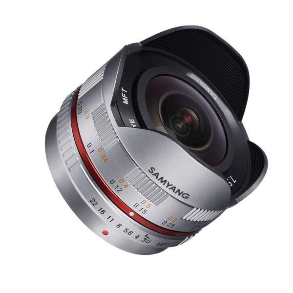 SAMYANG 単焦点魚眼レンズ 7.5mm F3.5 フィッシュアイ マイクロフォーサーズ用 シルバー: 商品のタイトル【中古品】(中古品)＝使用済み中古品です。画像の商品はサンプル画像です。実際に届く商品と異なりますのでご了承下さいませ...