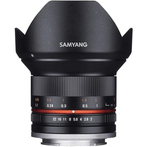 SAMYANG 単焦点広角レンズ 12mm F2.0 ブラック キヤノン EOS M用 APS-C用: 商品のタイトル【中古品】(中古品)＝使用済み中古品です。画像の商品はサンプル画像です。実際に届く商品と異なりますのでご了承下さいませ。※...