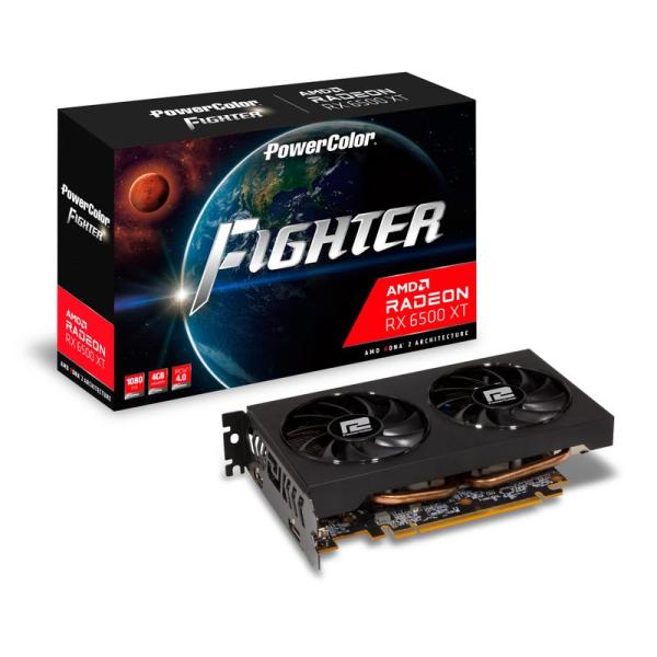 POWERCOLOR グラフィックボード AMD Radeon RX6500XT GDDR6 4GB 搭載モデル 国内正規代理店品 AXRX: 商品のタイトル【中古品】(中古品)＝使用済み中古品です。画像の商品はサンプル画像です。実際に届く...