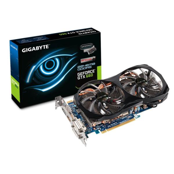GIGABYTE グラフィックボード GeForce GTX660 PCI-E 2GB WINDFORCE2X GV-N660OC-2GD: 商品のタイトル【中古品】(中古品)＝使用済み中古品です。画像の商品はサンプル画像です。実際に届く商...