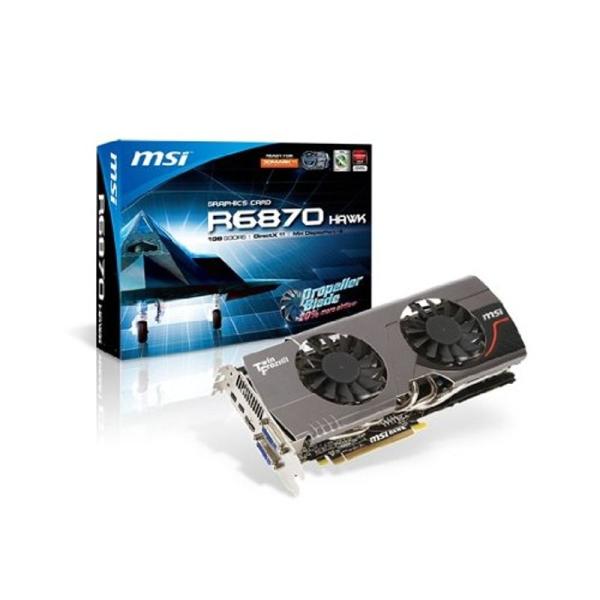 MSI Radeon HD 6870 R6870 HAWK: 商品のタイトル【中古品】(中古品)＝使用済み中古品です。画像の商品はサンプル画像です。実際に届く商品と異なりますのでご了承下さいませ。※中古品のため、商品のコンディション、ケース...