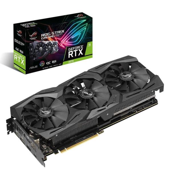 ASUS NVIDIA GeForce RTX 2070搭載 トリプルファンモデル ブラック 8GB ROG-STRIX-RTX2070-O: 商品のタイトル【中古品】(中古品)＝使用済み中古品です。画像の商品はサンプル画像です。実際に届く...