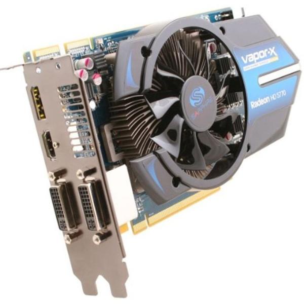 SAPPHIRE ビデオカード SAPPHIRE VAPOR-X HD5770 1G GDDR5 PCI-E DUAL DVI-I/HDMI: 商品のタイトル【中古品】(中古品)＝使用済み中古品です。画像の商品はサンプル画像です。実際に届く...