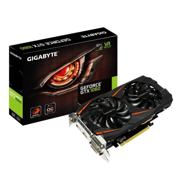 Gigabyte GeForce GTX 1060 Windforce OC 3GB GDDR5 グラフィックスカード: 商品のタイトル【中古品】(中古品)＝使用済み中古品です。画像の商品はサンプル画像です。実際に届く商品と異なりますのでご...