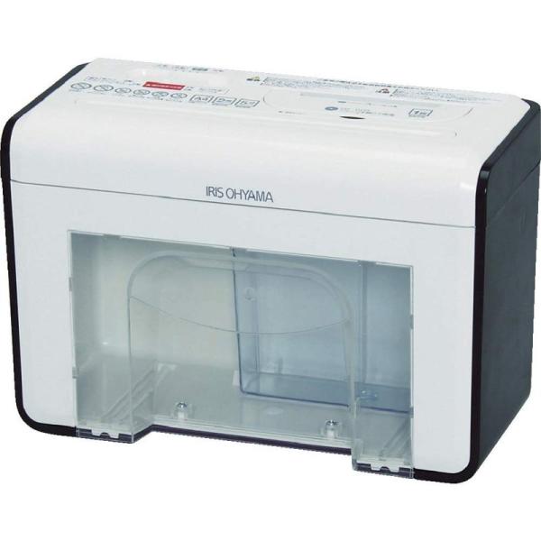 アイリスオーヤマ シュレッダー 家庭用 卓上 クロスカット 細断枚数2枚 CD/DVD/カード細断可能 連続使用5分 ダストボックス3.6L: 商品のタイトル【中古品】(中古品)＝使用済み中古品です。画像の商品はサンプル画像です。実際に届く...