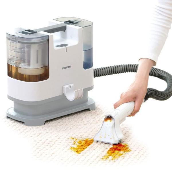 アイリスオーヤマ リンサークリーナー 自動ポンプ式モデル テレビ放映商品 染み抜き 布洗浄機 ブラシヘッド&amp;T字型ヘッド付属 楽ちん給水口 : 商品のタイトル【中古品】(中古品)＝使用済み中古品です。画像の商品はサンプル画像です。実...