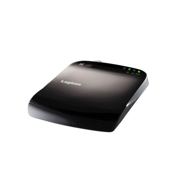 Logitec WiFi対応 ポータブルDVDドライブ (ブラック) LDR-PS8WU2BKW: 商品のタイトル【中古品】(中古品)＝使用済み中古品です。画像の商品はサンプル画像です。実際に届く商品と異なりますのでご了承下さいませ。※中古...
