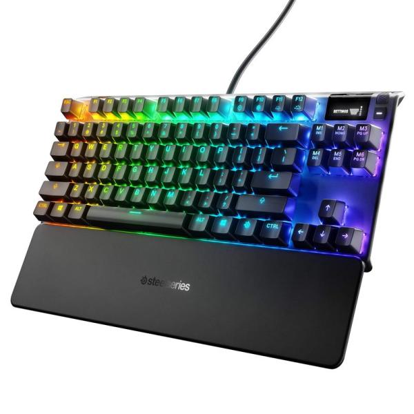 SteelSeries Apex Pro TKL USB メカニカルゲーミングキーボード ? 世界で最も速い機械スイッチ-有機ELのスマート: 商品のタイトル【中古品】(中古品)＝使用済み中古品です。画像の商品はサンプル画像です。実際に届く...