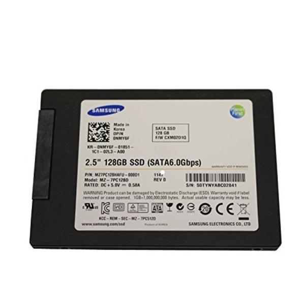 Genuine Samsung 2.5" 128GB SSD SATA 6.0Gbps Hard Drive MZ-7PC128D 0NMY: 商品のタイトル【中古品】(中古品)＝使用済み中古品です。画像の商品はサンプル画像です。実際に届く...