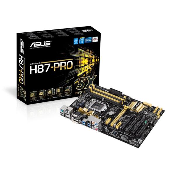 ASUSTeK Intel H87チップセット搭載マザーボード H87-PRO ATX: 商品のタイトル【中古品】(中古品)＝使用済み中古品です。画像の商品はサンプル画像です。実際に届く商品と異なりますのでご了承下さいませ。※中古品のため、...