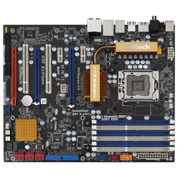 ASROCK マザーボード X58 Extreme X58: 商品のタイトル【中古品】(中古品)＝使用済み中古品です。画像の商品はサンプル画像です。実際に届く商品と異なりますのでご了承下さいませ。※中古品のため、商品のコンディション、ケース...