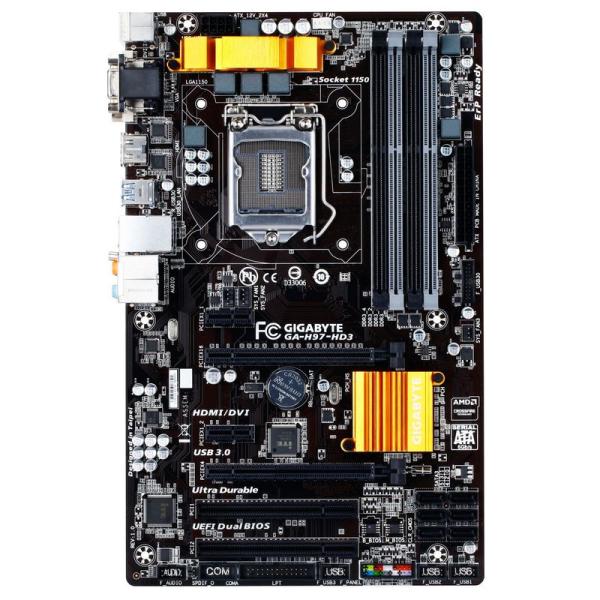 GIGABYTE マザーボード intel H97 LGA1150 ATX スタンダードシリーズ GA-H97-HD3: 商品のタイトル【中古品】(中古品)＝使用済み中古品です。画像の商品はサンプル画像です。実際に届く商品と異なりますのでご...