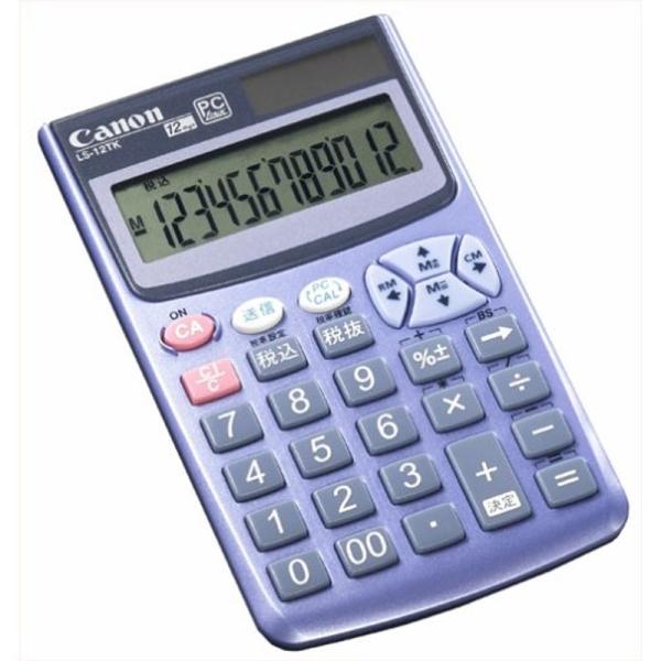 Canon LS-12TK-B テンキー電卓 ブラック: 商品のタイトル【中古品】(中古品)＝使用済み中古品です。画像の商品はサンプル画像です。実際に届く商品と異なりますのでご了承下さいませ。※中古品のため、商品のコンディション、ケース、説...
