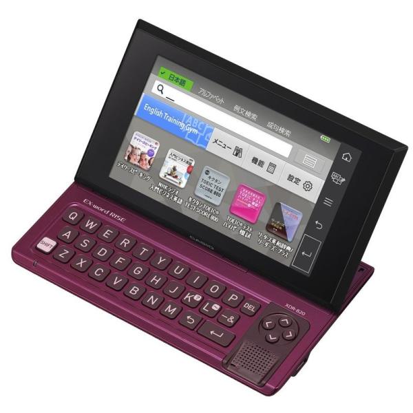 カシオ計算機 EX-word RISE ワインレッド XDR-B20RD: 商品のタイトル【中古品】(中古品)＝使用済み中古品です。画像の商品はサンプル画像です。実際に届く商品と異なりますのでご了承下さいませ。※中古品のため、商品のコンディ...