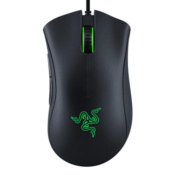 Razer DeathAdder エッセンシャル ゲーム用マウス: 6400 DPI 光学センサー - 5つのプログラム可能なボタン - メ: 商品のタイトル【中古品】(中古品)＝使用済み中古品です。画像の商品はサンプル画像です。実際に届く...