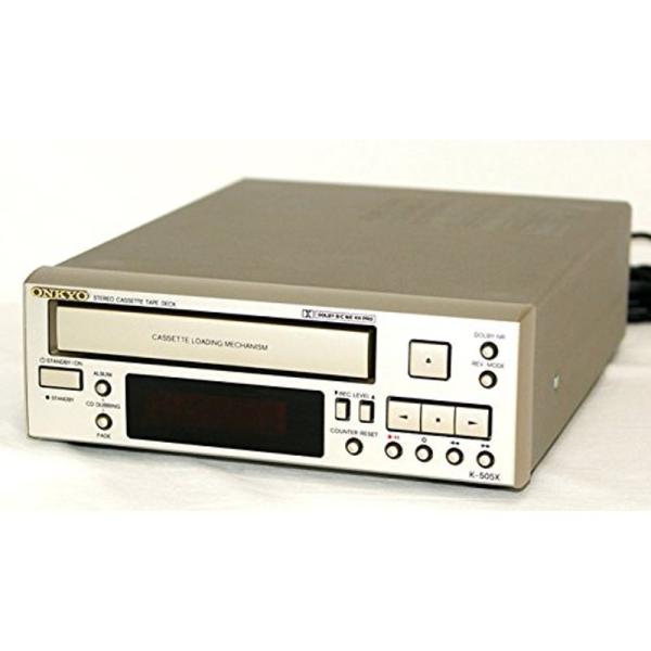 ONKYO オンキヨー（オンキョー） K-505X(S) カセットデッキ インテック205シリーズ: 商品のタイトル【中古品】(中古品)＝使用済み中古品です。画像の商品はサンプル画像です。実際に届く商品と異なりますのでご了承下さいませ。※中...