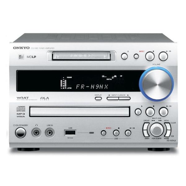 ONKYO CD/MDチューナーアンプ FR-N9NX(S): 商品のタイトル【中古品】(中古品)＝使用済み中古品です。画像の商品はサンプル画像です。実際に届く商品と異なりますのでご了承下さいませ。※中古品のため、商品のコンディション、ケー...