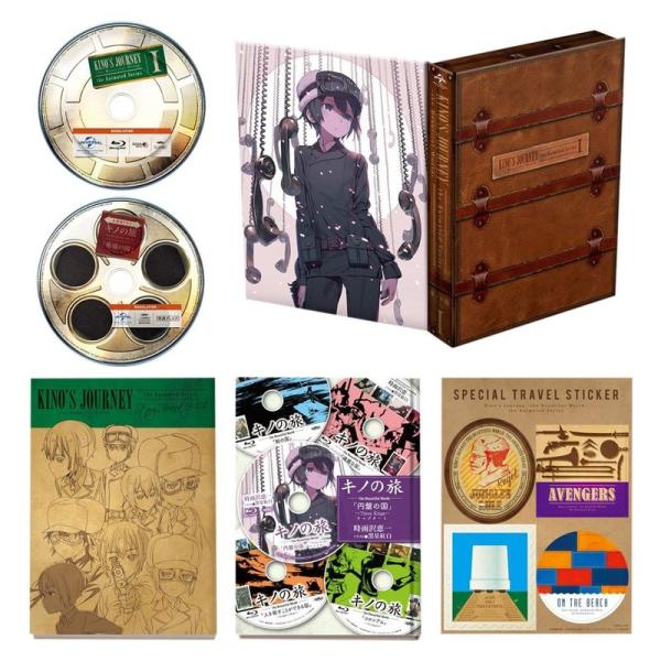 キノの旅 the Animated Series 上巻(初回限定生産)(多数決ドラマ特典Blu-ray付): 商品のタイトル【中古品】(中古品)＝使用済み中古品です。画像の商品はサンプル画像です。実際に届く商品と異なりますのでご了承下さいま...