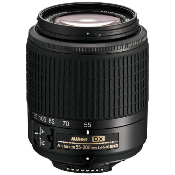Nikon AF-S DX Zoom Nikkor ED 55-200mm F4-5.6G ブラック ニコンDXフォーマット専用: 商品のタイトル【中古品】(中古品)＝使用済み中古品です。画像の商品はサンプル画像です。実際に届く商品と異なり...