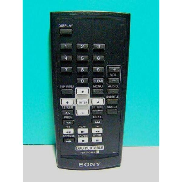 SONY DVD PORTABLEリモコン RMT-D191: 商品のタイトル【中古品】(中古品)＝使用済み中古品です。画像の商品はサンプル画像です。実際に届く商品と異なりますのでご了承下さいませ。※中古品のため、商品のコンディション、ケー...