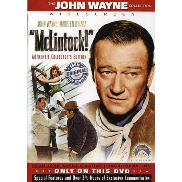 McLintock DVD: 商品のタイトル【中古品】(中古品)＝使用済み中古品です。画像の商品はサンプル画像です。実際に届く商品と異なりますのでご了承下さいませ。※中古品のため、商品のコンディション、ケース、説明書等の付属品の有無について...