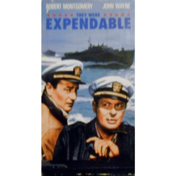 They Were Expendable VHS: 商品のタイトル【中古品】(中古品)＝使用済み中古品です。画像の商品はサンプル画像です。実際に届く商品と異なりますのでご了承下さいませ。※中古品のため、商品のコンディション、ケース、説明書等...