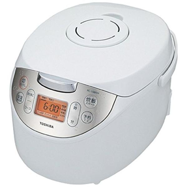 東芝 マイコンジャー炊飯器（5.5合炊き） ホワイトTOSHIBA マイコン保温釜 RC-10MSH-W: 商品のタイトル【中古品】(中古品)＝使用済み中古品です。画像の商品はサンプル画像です。実際に届く商品と異なりますのでご了承下さいませ...