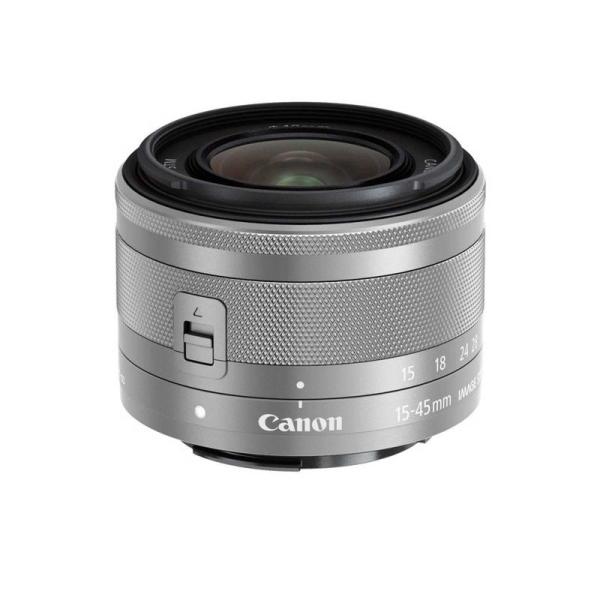 Canon 標準ズームレンズ EF-M15-45mm F3.5-6.3IS STM(シルバー) ミラーレス一眼対応 EF-M15-45ISS: 商品のタイトル【中古品】(中古品)＝使用済み中古品です。画像の商品はサンプル画像です。実際に届く...
