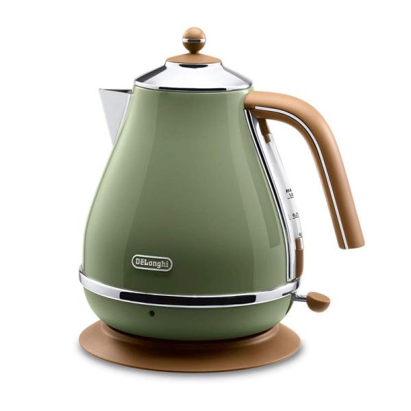 デロンギ(DeLonghi) 電気ケトル ?アイコナ・ヴィンテージ コレクション ?オリーブグリーン 1.0L ?KBOV1200J-GR: 商品のタイトル【中古品】(中古品)＝使用済み中古品です。画像の商品はサンプル画像です。実際に届く商...