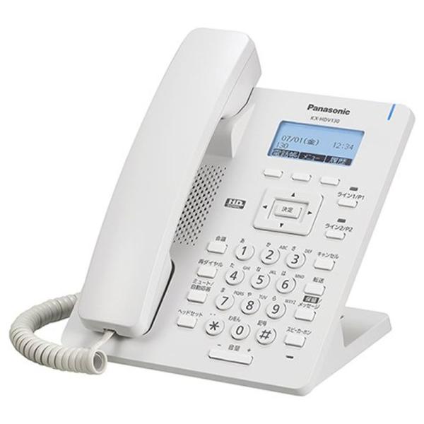 パナソニック IP電話機 ベーシックモデル(白色) KX-HDV130N: 商品のタイトル【中古品】(中古品)＝使用済み中古品です。画像の商品はサンプル画像です。実際に届く商品と異なりますのでご了承下さいませ。※中古品のため、商品のコンディ...