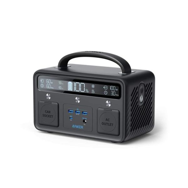 Anker PowerHouse II 400 (ポータブル電源 防災推奨品)大型ライト内蔵/高耐久設計 / 389Wh / 純正弦波AC3: 商品のタイトル【中古品】(中古品)＝使用済み中古品です。画像の商品はサンプル画像です。実際に届く...