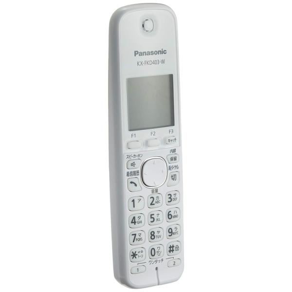 パナソニック 増設子機 ホワイト KX-FKD403-W: 商品のタイトル【中古品】(中古品)＝使用済み中古品です。画像の商品はサンプル画像です。実際に届く商品と異なりますのでご了承下さいませ。※中古品のため、商品のコンディション、ケース、...