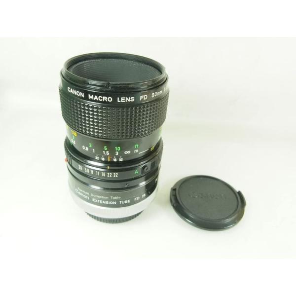Canon MFレンズ NewFD 50mm F3.5 macro: 商品のタイトル【中古品】(中古品)＝使用済み中古品です。画像の商品はサンプル画像です。実際に届く商品と異なりますのでご了承下さいませ。※中古品のため、商品のコンディション...
