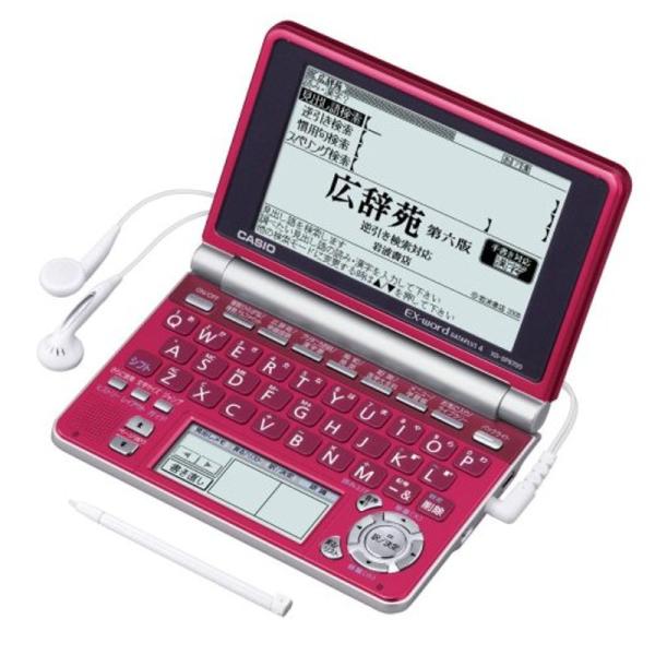 CASIO Ex-word 電子辞書 XD-SP6700RD 100コンテンツ多辞書 ネイティブ+7ヶ国TTS音声対応 メインパネル+手書き: 商品のタイトル【中古品】(中古品)＝使用済み中古品です。画像の商品はサンプル画像です。実際に届く...