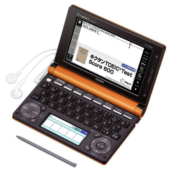 EX-word 電子辞書 オレンジ XD-D8600RG: 商品のタイトル【中古品】(中古品)＝使用済み中古品です。画像の商品はサンプル画像です。実際に届く商品と異なりますのでご了承下さいませ。※中古品のため、商品のコンディション、ケース、...