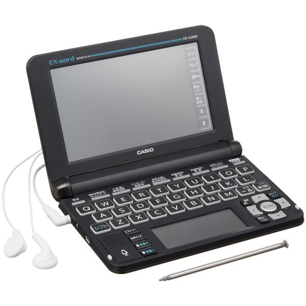 カシオ 電子辞書 エクスワード 中学生モデル XD-U3800BK ブラック: 商品のタイトル【中古品】(中古品)＝使用済み中古品です。画像の商品はサンプル画像です。実際に届く商品と異なりますのでご了承下さいませ。※中古品のため、商品のコン...