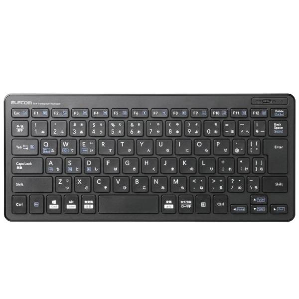エレコム キーボード Bluetooth パンタグラフ ミニキーボード Windows・Mac・iOS・Android対応 変換/ 無変換/: 商品のタイトル【中古品】(中古品)＝使用済み中古品です。画像の商品はサンプル画像です。実際に届く...