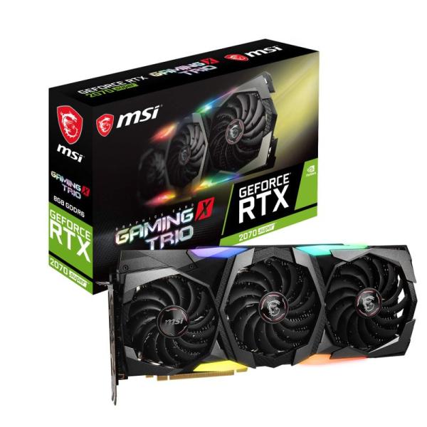 MSI GeForce RTX 2070 SUPER GAMING X TRIO グラフィックスボード VD7016: 商品のタイトル【中古品】(中古品)＝使用済み中古品です。画像の商品はサンプル画像です。実際に届く商品と異なりますのでご了...