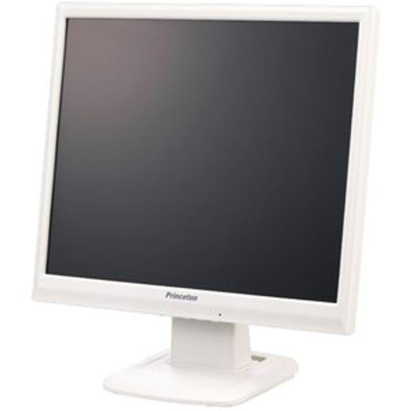 Princeton 17型 ステレオスピーカー搭載 液晶ディスプレイ(ホワイト) PTFWDF-17: 商品のタイトル【中古品】(中古品)＝使用済み中古品です。画像の商品はサンプル画像です。実際に届く商品と異なりますのでご了承下さいませ。※...